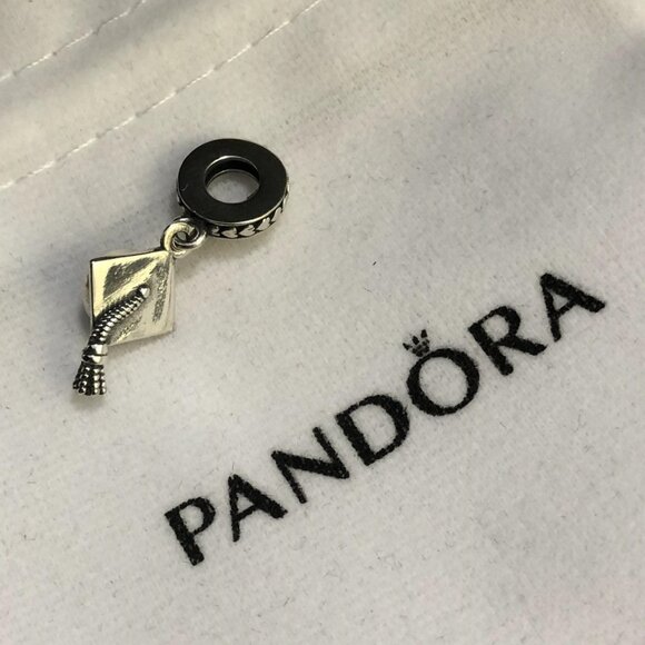 Pandora | Jewelry | Nwt Pandora Graduation Cap Dangle Charm Hard Work Pays Off | Poshmark